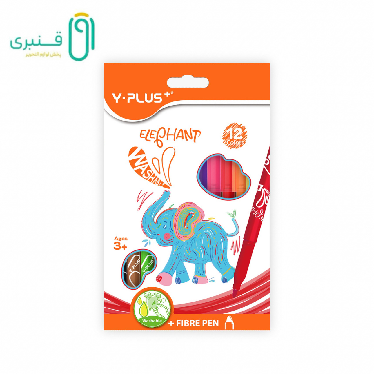 ماژیک 12 رنگ FP170100 وای پلاس – فروشگاه قنبری